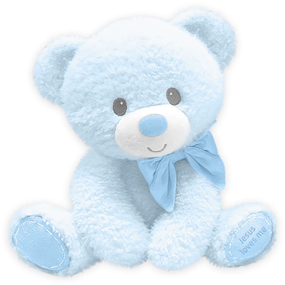 First & Main Tumbles Blue Teddy Bear - 15"