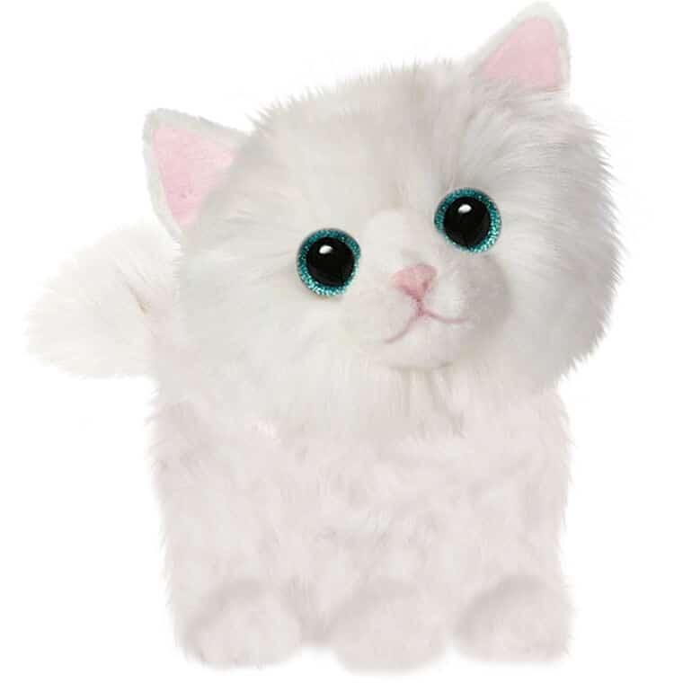 Fluffles Whitey Cat 7 in. sitting - First and Main